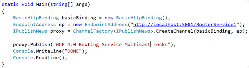 Bytes Matters Wcf 40 Routing Service Multicasting 